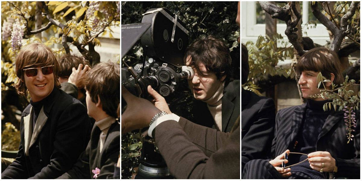 Colorful Behind the Scenes Photos of The Beatles During the Making of ...