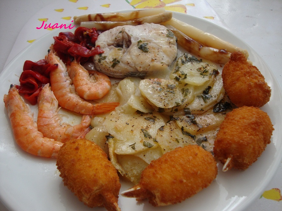 Las Cosillas Que Hago: Un plato variado y completo con un poco de pescado