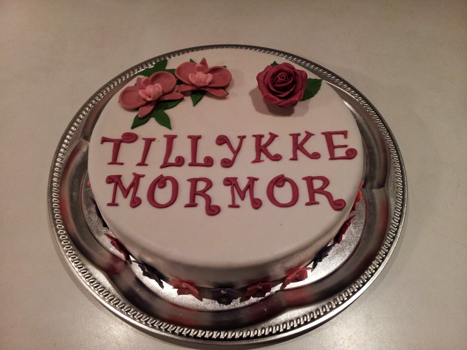 Kager og opskrifter: Blomster kage