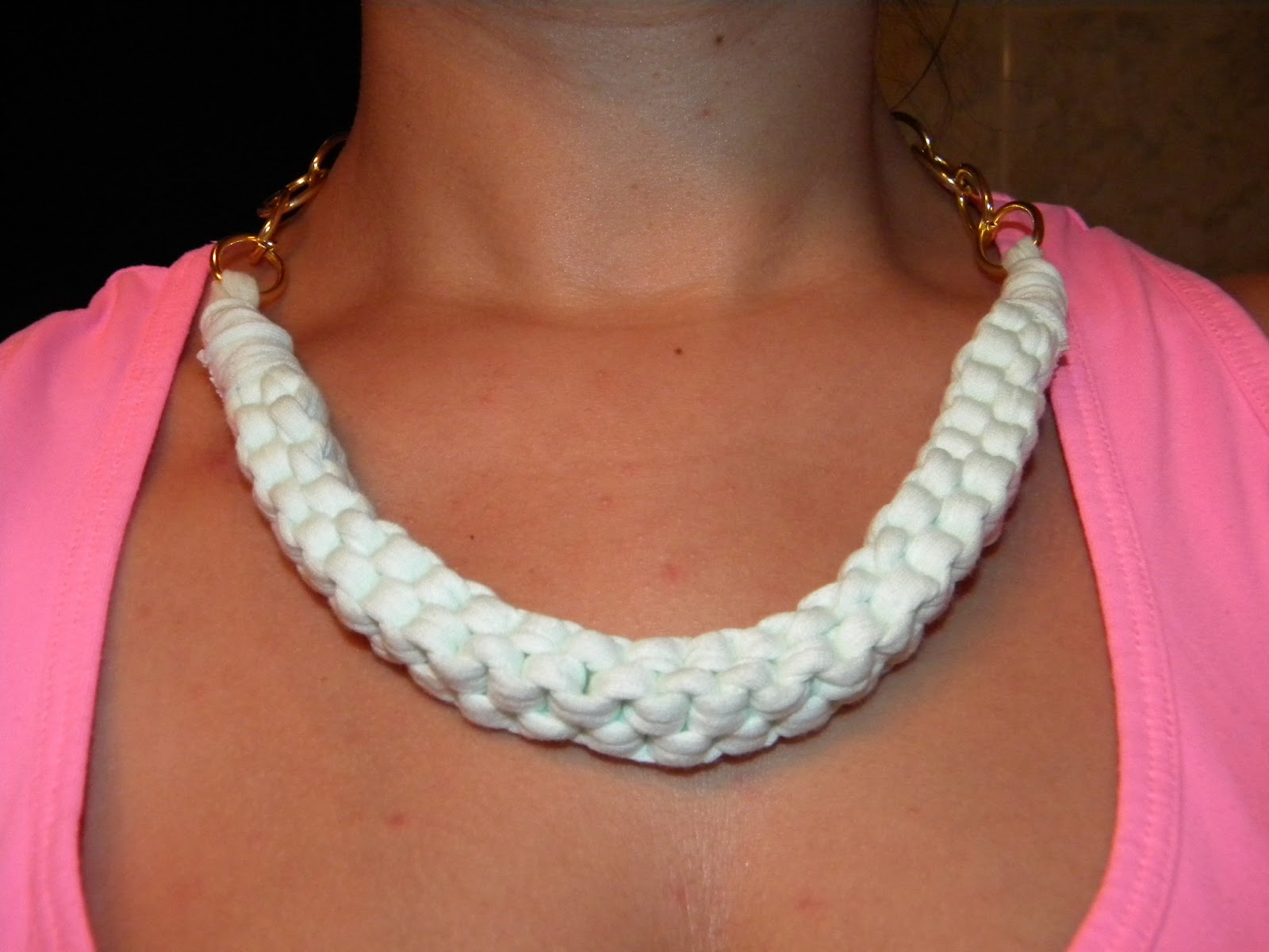Collares con tela - Imagui