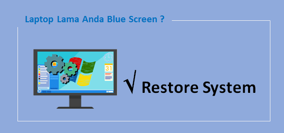 4 Solusi Mengatasi Layar Laptop Blue Screen