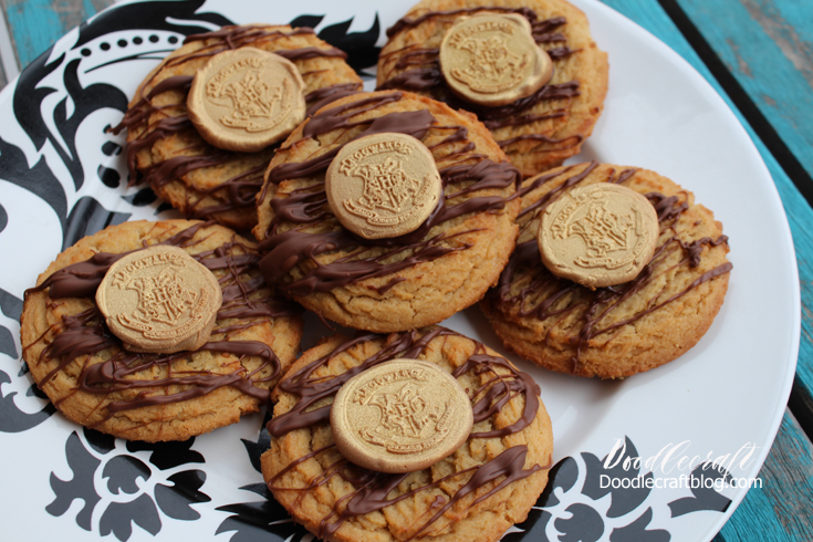 Edible Hogwarts Crest Chocolate Wax Seal Cookies--Harry Potter Week!