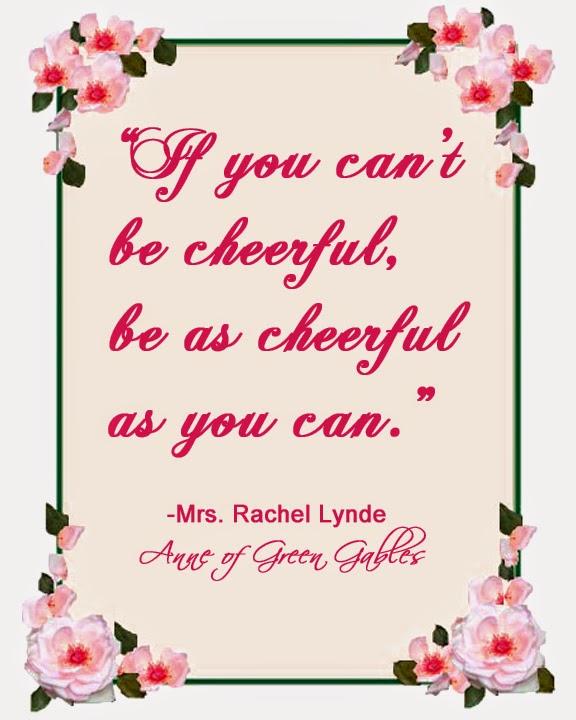 Mademoiselle Mermaid: Words of Wisdom From Mrs. Rachel Lynde