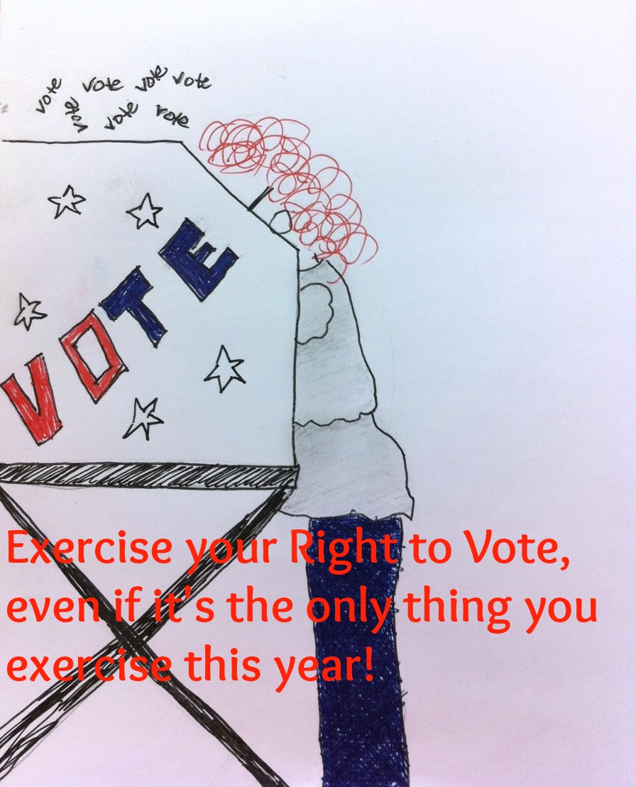 The Crazy Creative Corner: Voting Reminder From Ruby