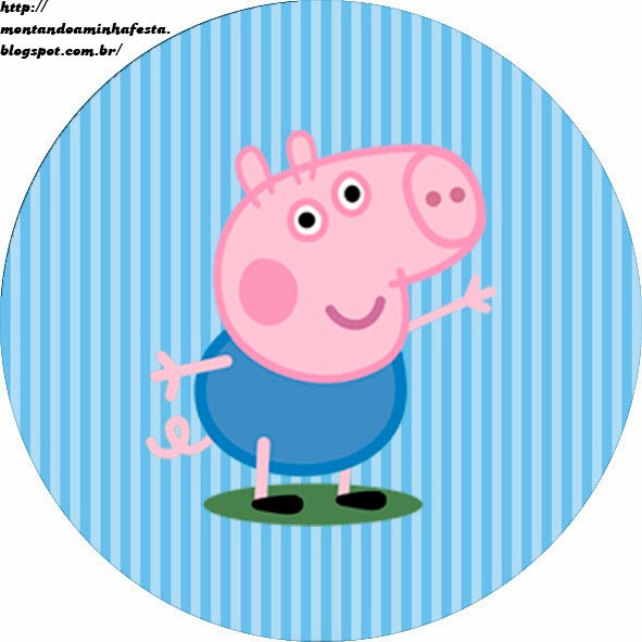 Kits Imprimibles Piquilin: Kit Imprimible George Pig 2 GRATIS