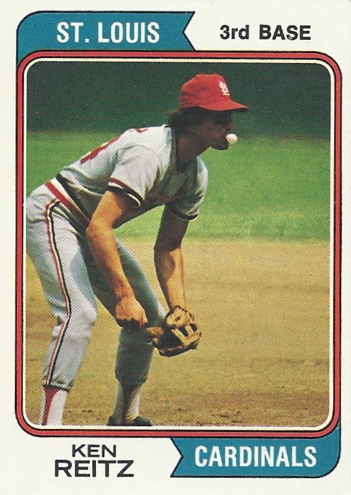 1974 Topps - Pennant Fever: #372 - Ken Reitz