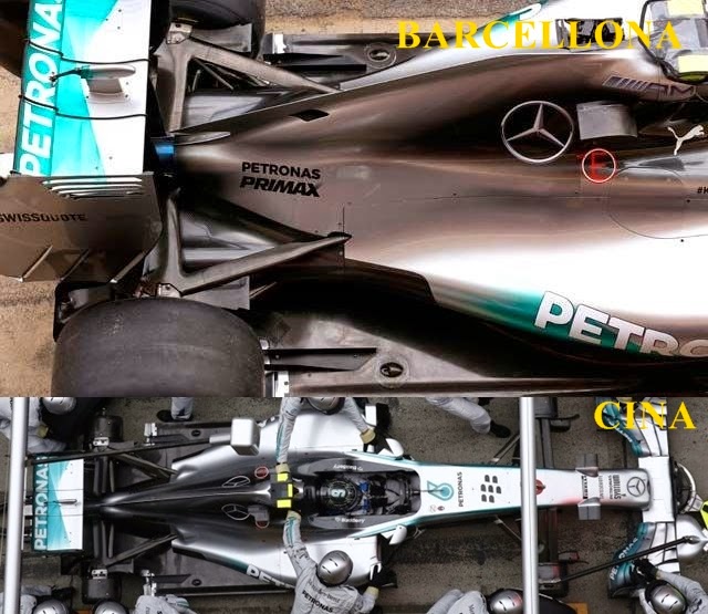 F1 - Evoluzione tecnica della Mercedes WO5 Hybrid: ad inizio stagione ...