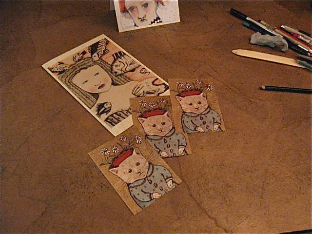 Sandy Mastroni paper Bag Floor Technique On My Desk Top Sandy Mastroni paper Bag Floor Technique On My Desk Top