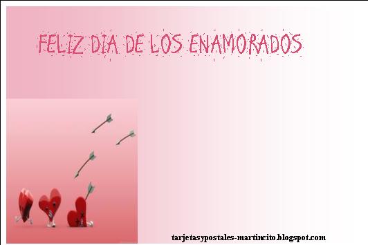 TARJETAS Y POSTALES: POSTALES DIA DE LOS ENAMORADOS