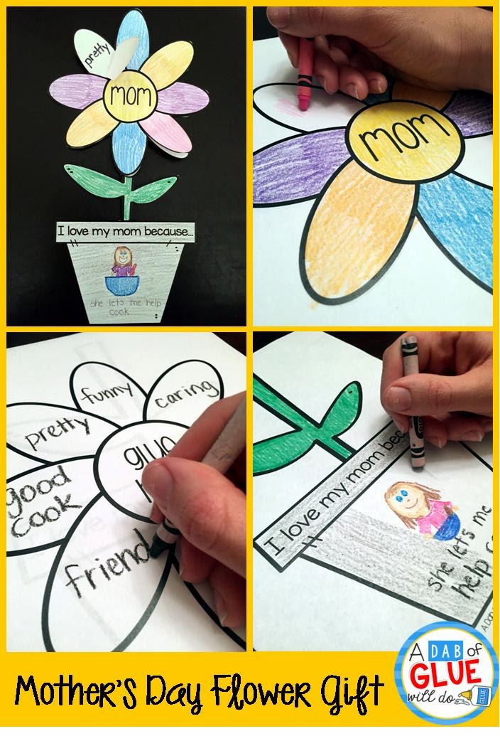 A Dab of Glue Will Do: Mother's Day Flower Gift