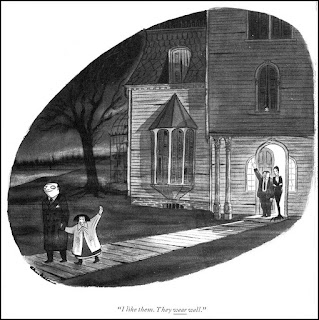 El pozo y el péndulo: Charles Addams, dibujante macabro.