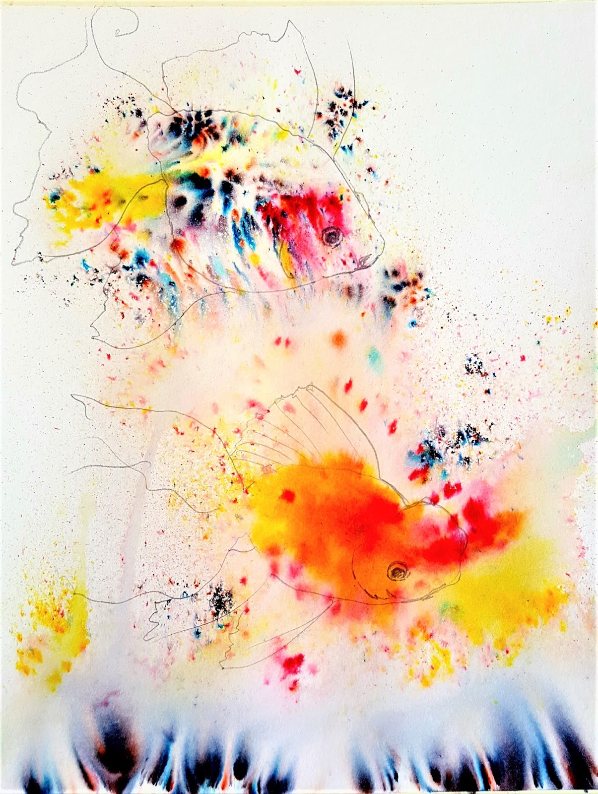 ColourCraft: Little Brusho Fishes by Rebecca Yoxall