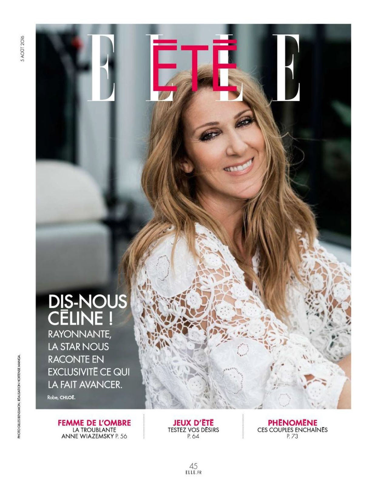 Entrevista a Céline Dion en 'ELLE France' - Celine Dion Spain
