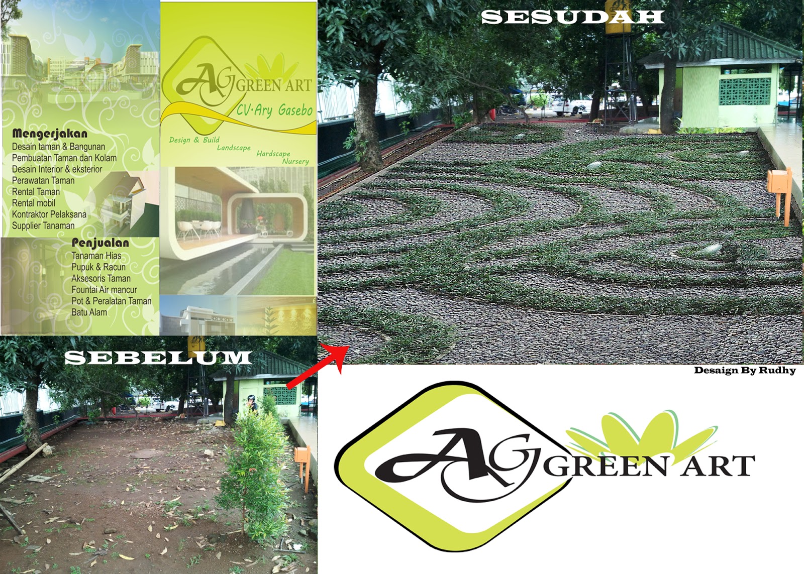 Jasa Desain Gambar Landscape ~ jual tanaman makassar