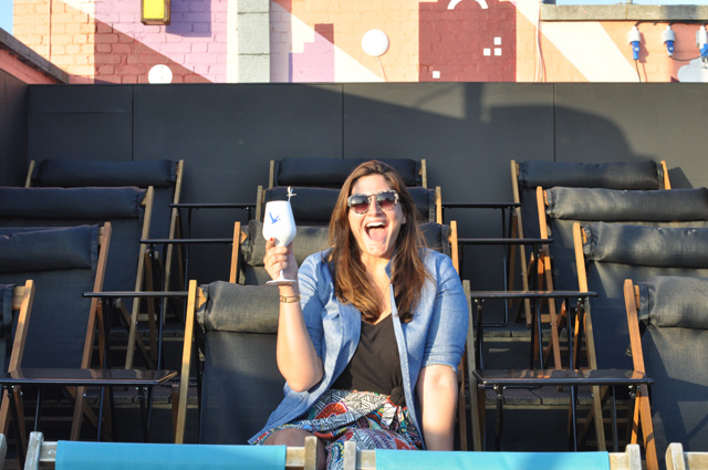 London Nights: The Rooftop Film Club, Bussey Building – Emily Jane Johnston
