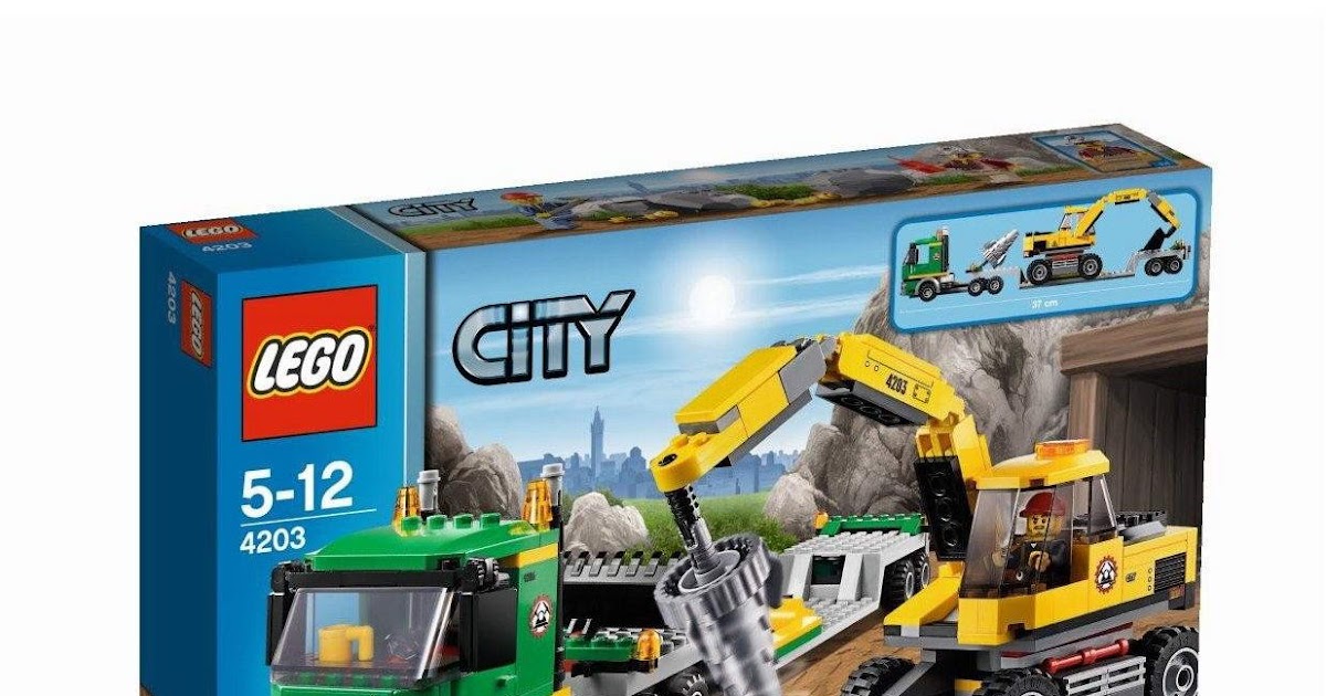 oneTWOBRICK.com: set database: LEGO 4203 excavator transport