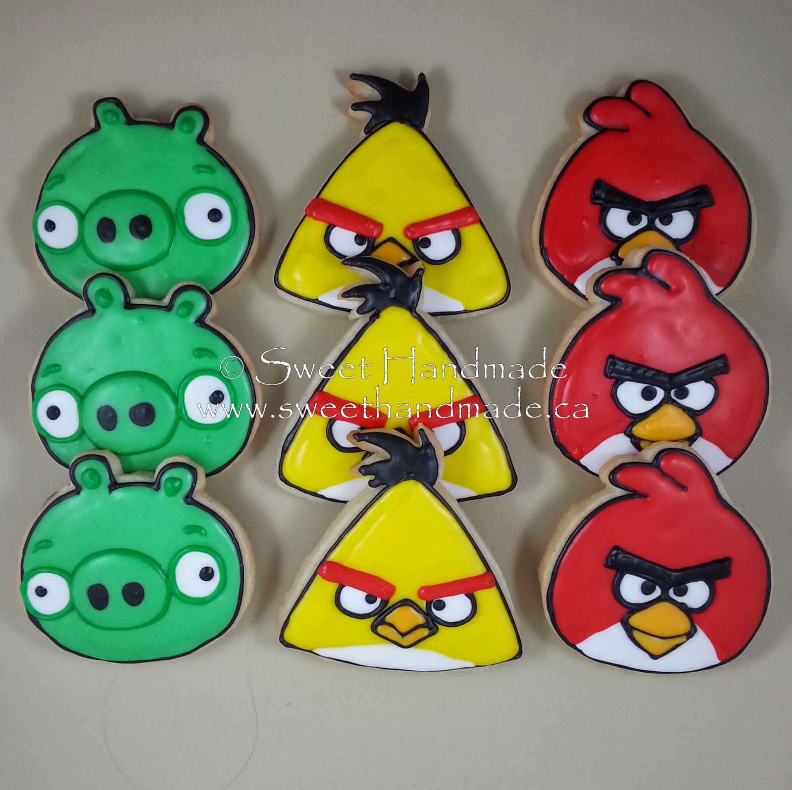 Sweet Handmade Cookies: Angry Birds Cookies