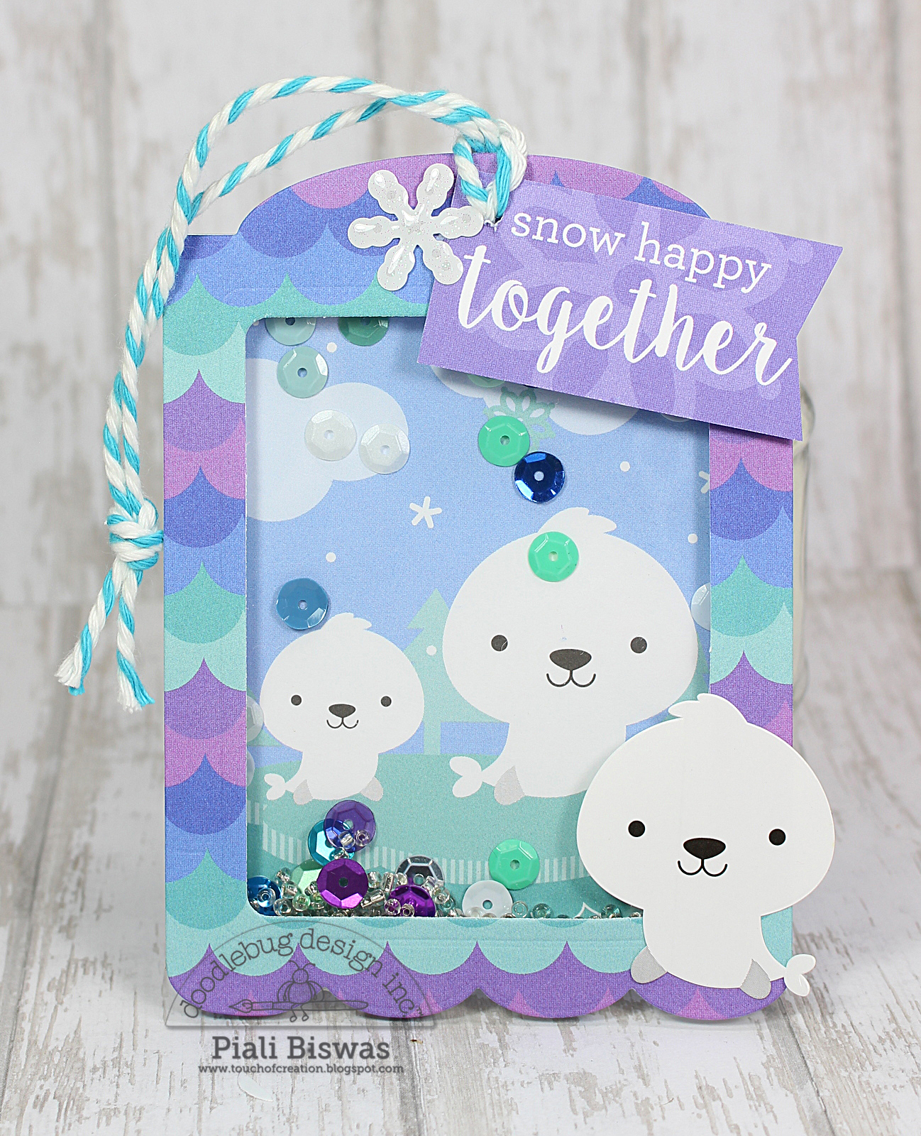 Doodlebug Design Inc Blog: Polar Pals Collection: Shadow Box & Shakers ...
