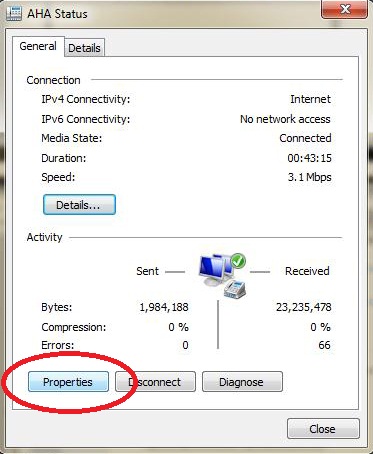 It's me: Cara Sharing Internet Modem AHA di Windows 7