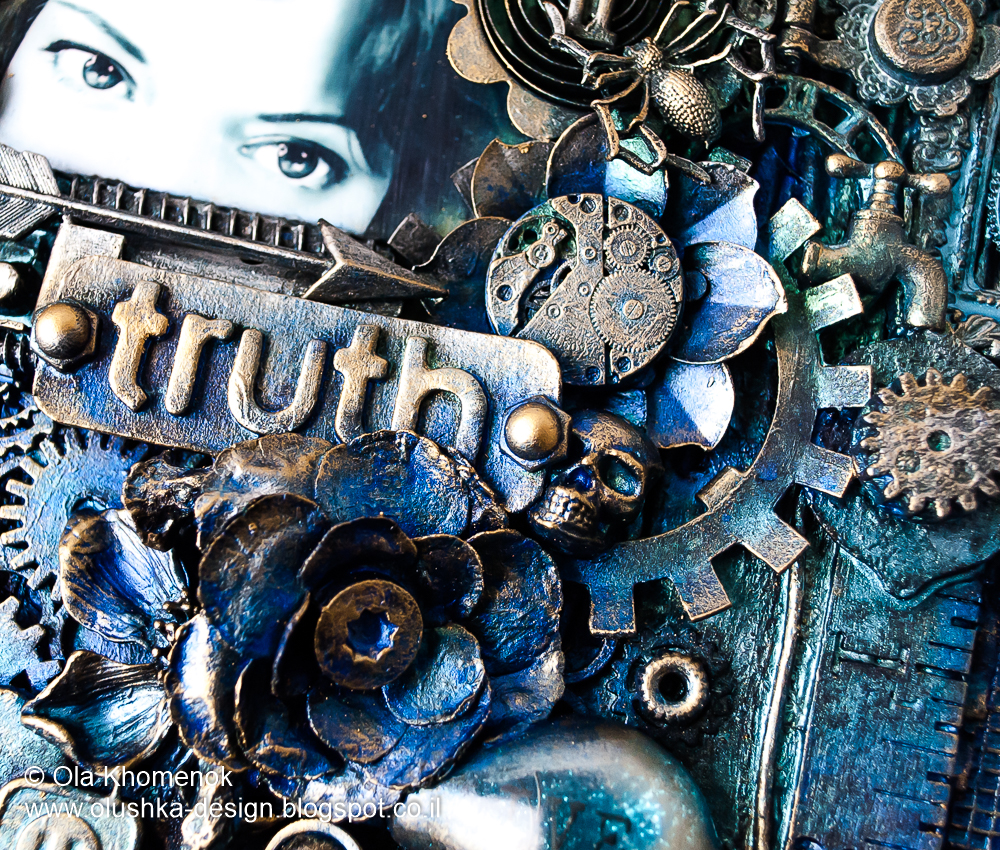 LikeArtStudio by Ola Khomenok: Blue Steampunk?