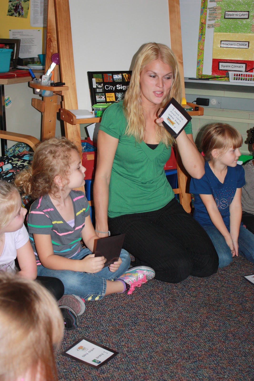 Mrs. Atkin's Kindergarten: Environmental Print and Broccoli From the Garden