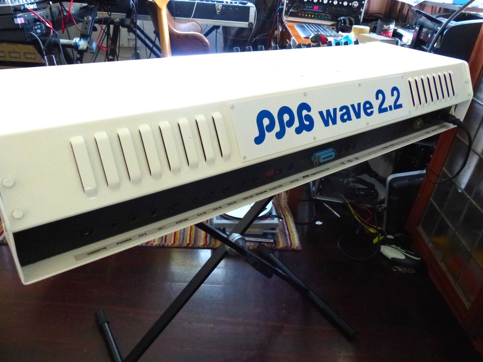 MATRIXSYNTH: Custom White PPG Wave 2.2 with MIDI