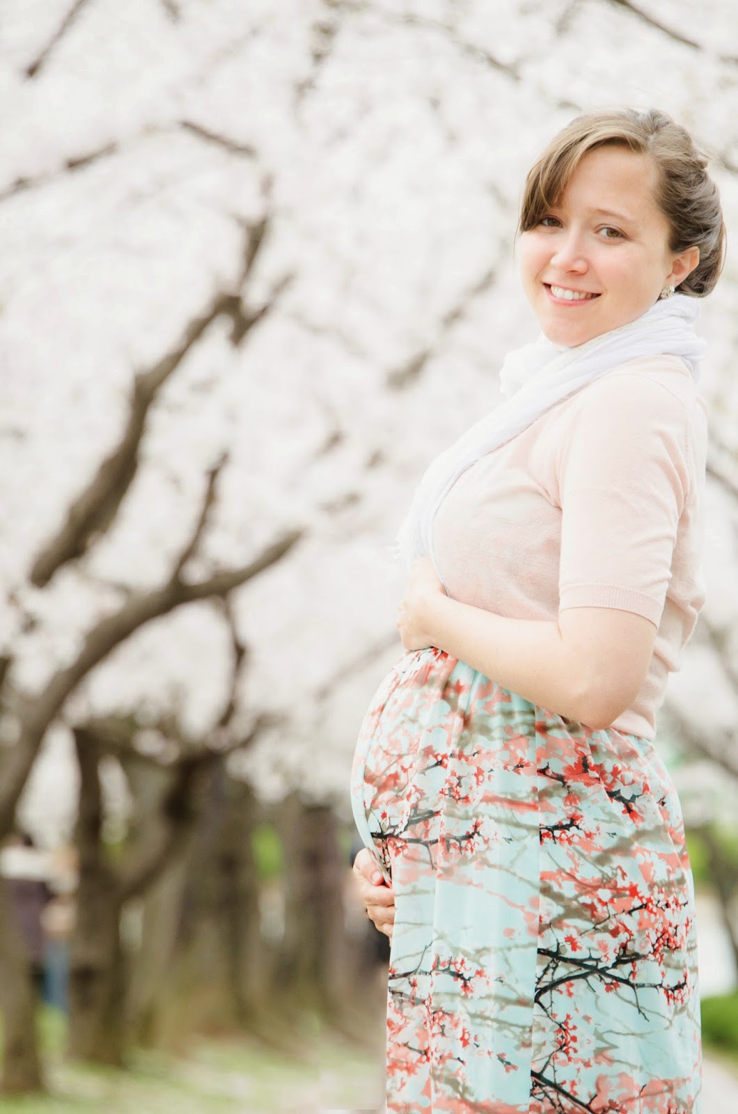 Maternity Pics And Cherry Blossoms 10 Pictures In Pohang