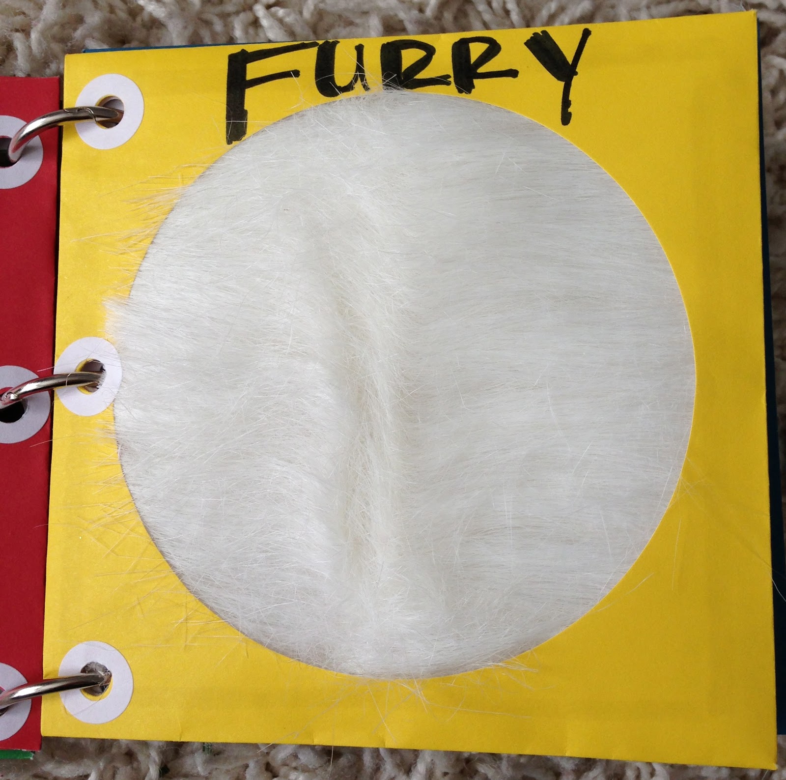 How Sweet It Is: DIY Book of Textures (sensory book)