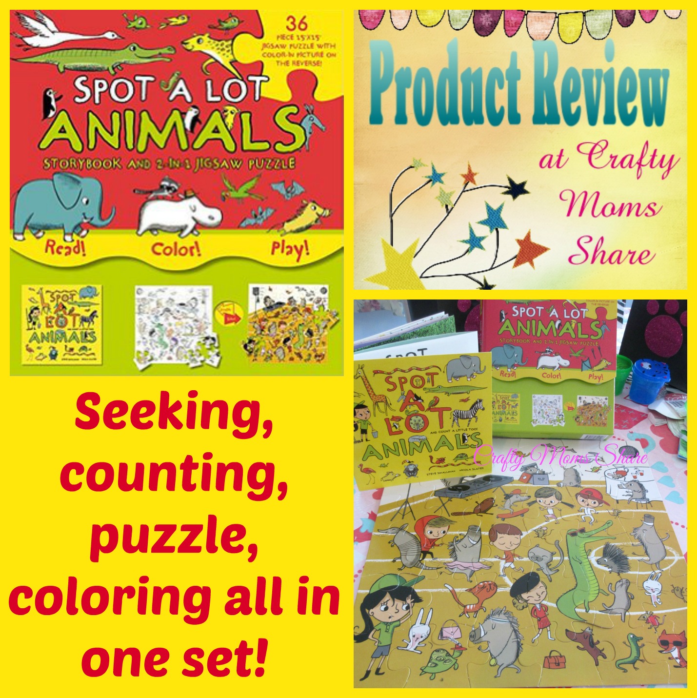 Crafty Moms Share: Spot a Lot Animals -- Parragon Book Buddies Review