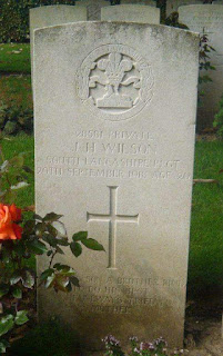 My Family History: Private James Henry Wilson, died 20 September 1918