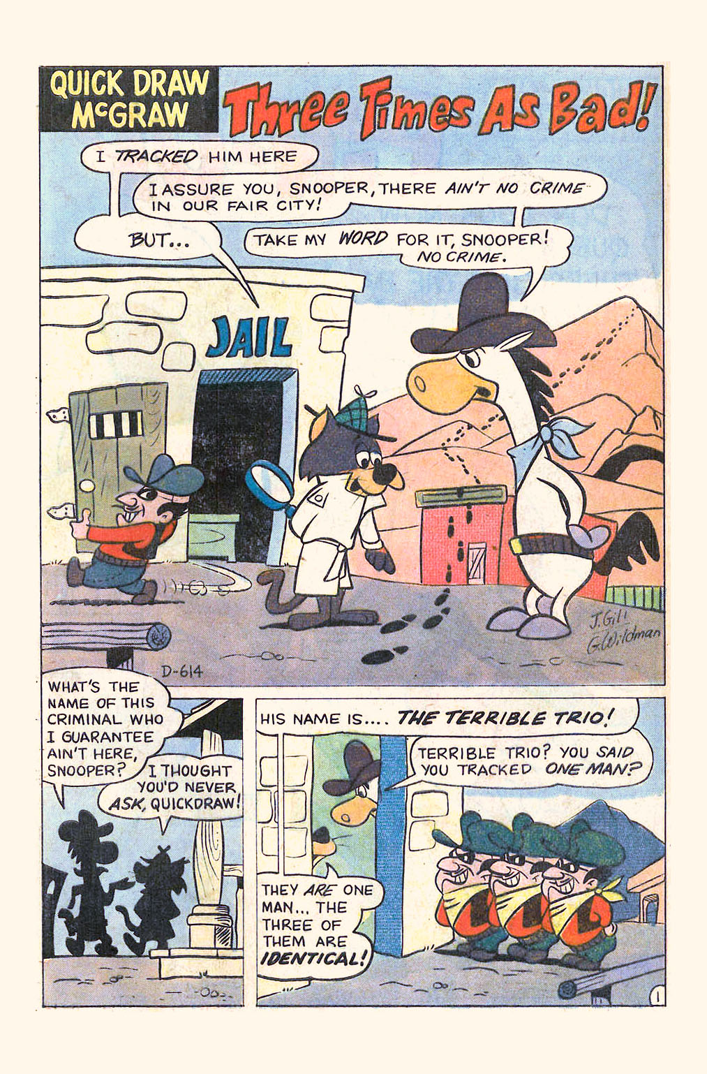 THE CHARLTON COMICS READING LIBRARY: QUICK DRAW McGRAW #1 November 1970