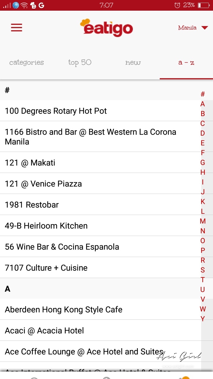 Where should we eat? Eatigo is the way to go! | Aci Girl