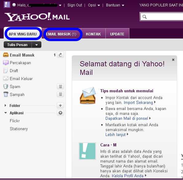 Tutorial Mudah Membuat Email Yahoo.com - Ada cara berita dan info