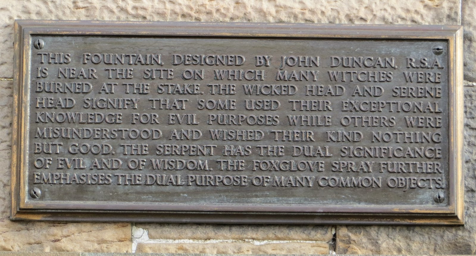 Shortbread & Ginger: Edinburgh's Memorial to Witches