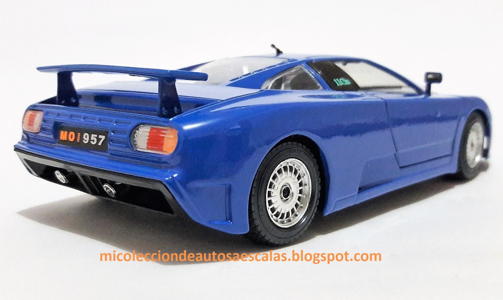 Mi colección de autos a escala.: 1991 Bugatti EB110 Burago Scale 1:24