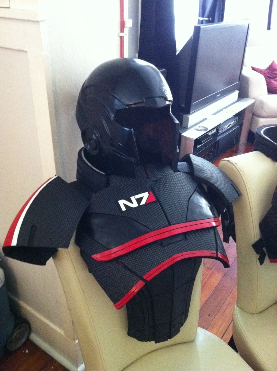N7 NOLA Costuming: The Shepard Costume is coming along nicely