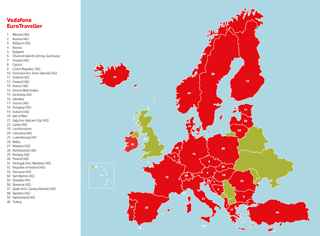 Vodafone: Data charges outside the Traveller zones - Business Mobile Life