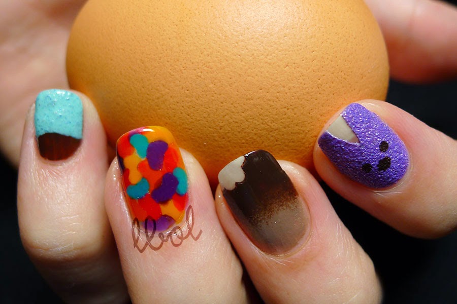 Little Bottles of Love: Easter Candy Nail Art