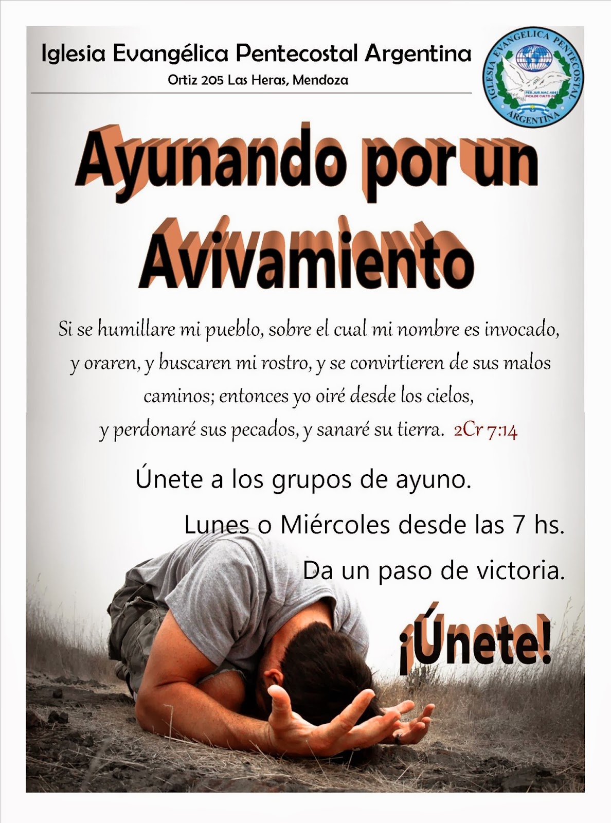 Iglesia Evangélica Pentecostal Argentina: Ayunando por un Avivamiento