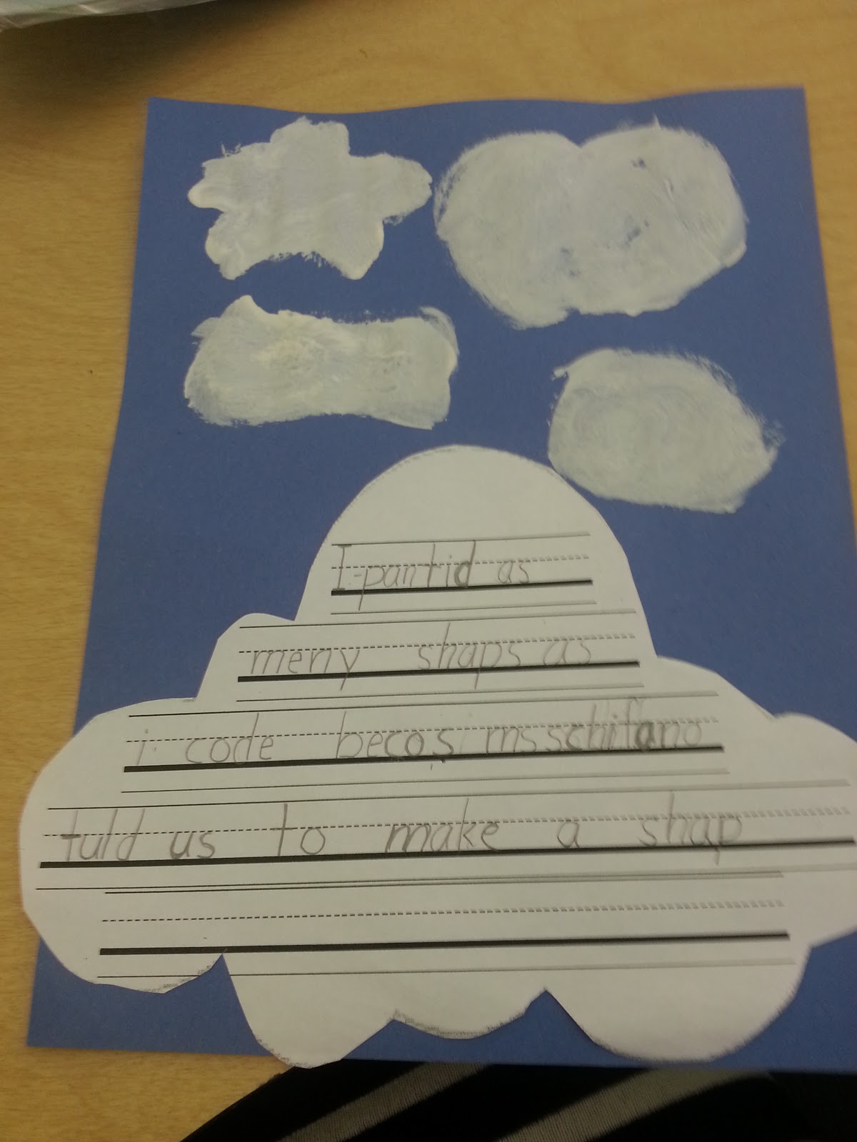 STARS IN FIRST GRADE: Back to School Night, Clouds, and Asking Sentences