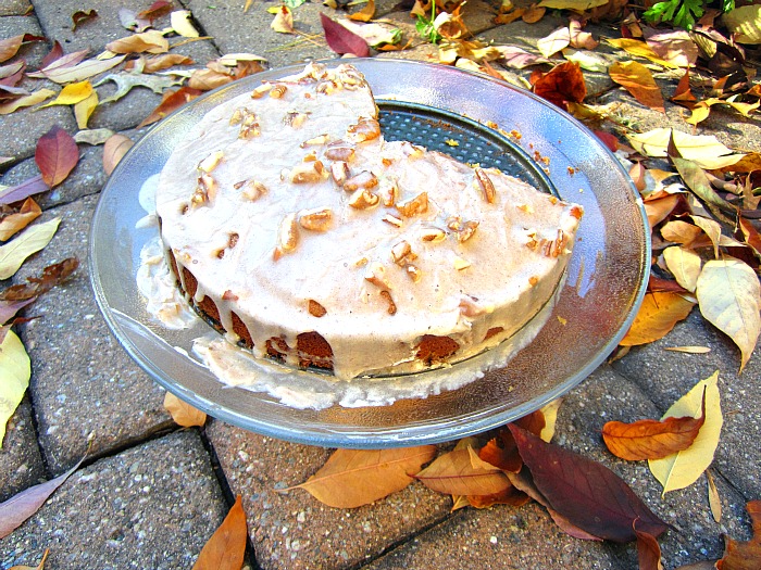 Butternut Squash Cake w/ Cinnamon Glaze