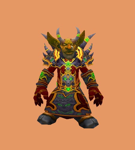 Warcraft Wardrobe: Cataclysm Combos - Worgan and Goblin Tier 1 Warlock