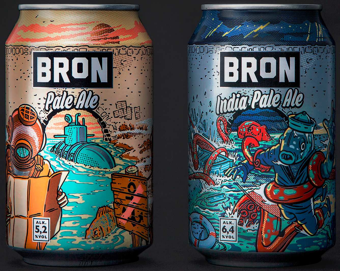 Burk-Bloggen: BRON Pale Ale & BRON India Pale Ale : nytt burk-koncept ...