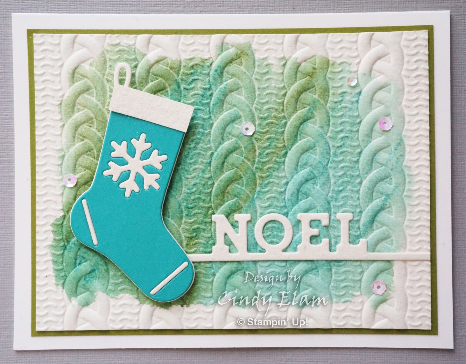 Heart's Delight Cards: Christmas Stocking