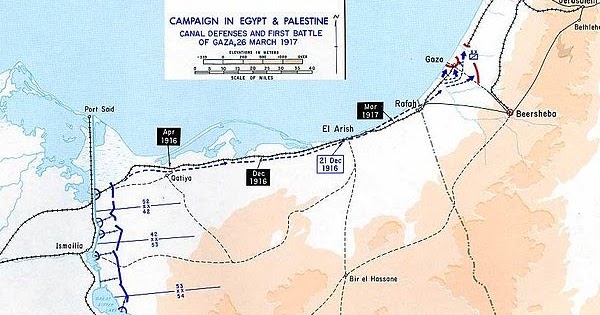 MEI Editor's Blog: The First Battle of Gaza, 1917: Part I: Opening Moves