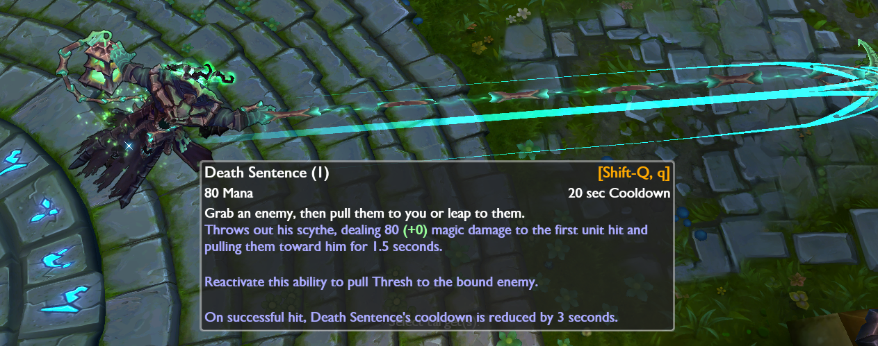 Surrender at 20: 8/23 PBE Update: Thresh Q changes.