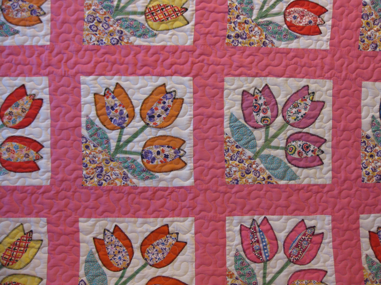 Millie's Quilting: Postage Stamp Quilt again
