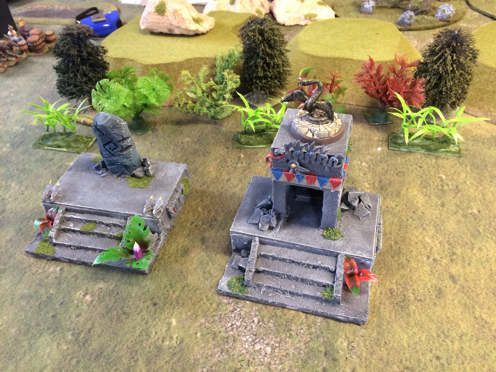 Cirencester wargames: Lizardman / Aztec Temples