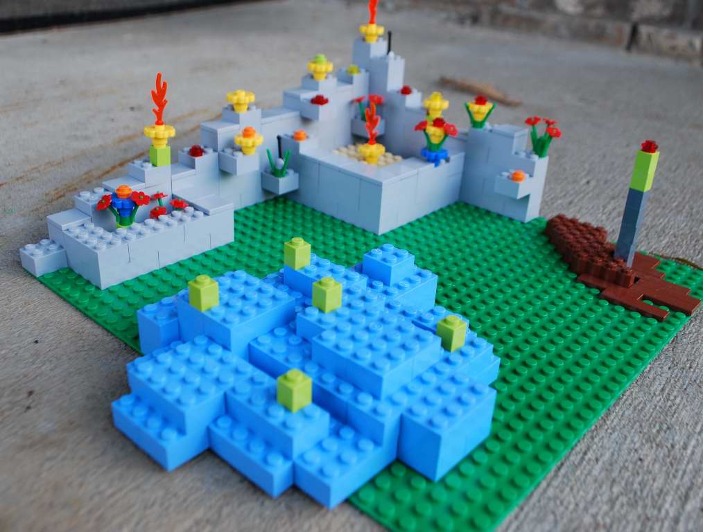 C a y l a w r a l: Cinder block garden design