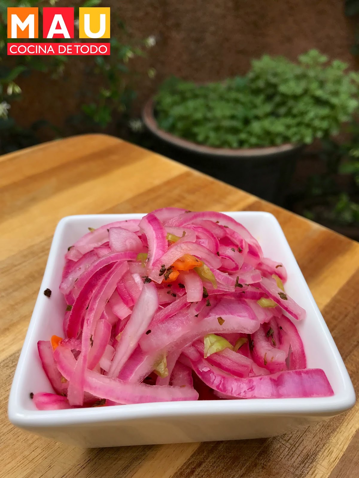 Mau Cocina de Todo: Cebolla Curtida Con Habanero o Serrano